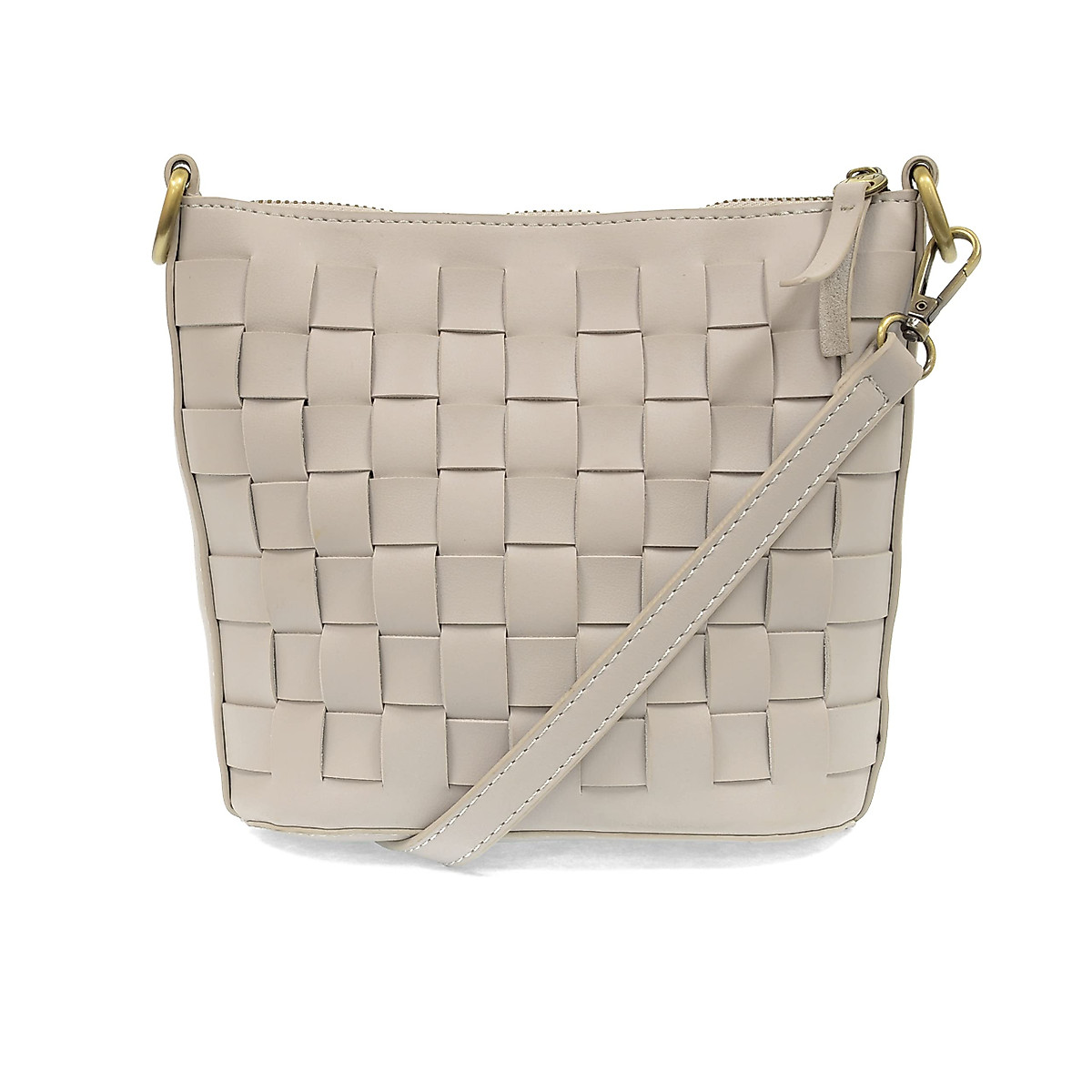 Joy Susan Maci Woven Crossbody Bag - Grey