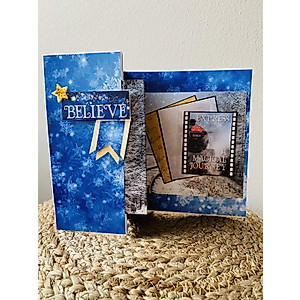 Reminisce (REMBC) North Pole Express Scrapbook Collection Kit, Multi Color Palette, 12x12 inches