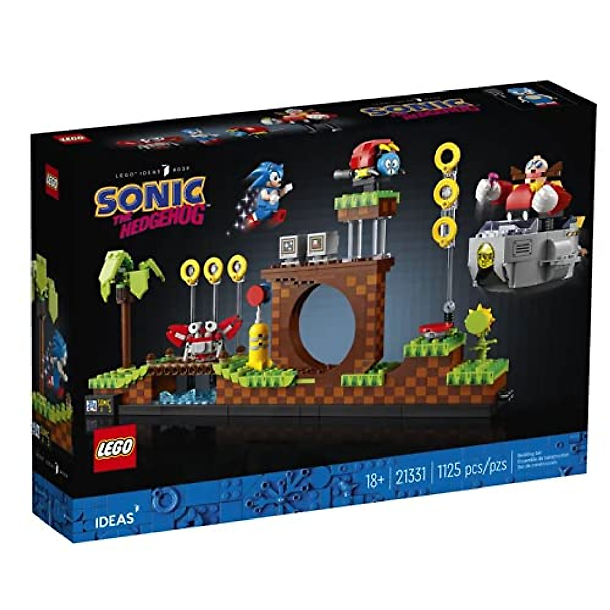 Lego Sonic The Hedgehog Green Hill Zone (21331) w/ Sonic Sticker Activity Book