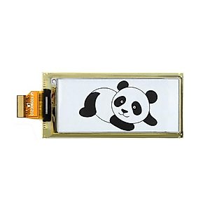 Waveshare 2.9inch Flexible E-Ink Raw Display Compatible with Raspberry Pi 4B/3B+/3B/2B/B+/A+/Zero/Zero W/WH/Zero 2W Series Boards 296×128 Resolution Dual-Color Support Partial Refresh