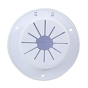 RV Camper Trailer Motorhome Power Cord Hatch Electrical Access Door White (White 5W)