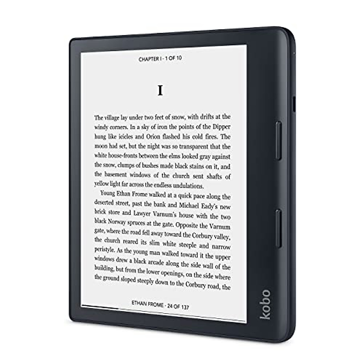 Kobo Sage eReader Bundle with Black SleepCover, Stylus and AC Adapter | 8" HD Touchscreen | Waterproof | Bluetooth | WiFi | 32GB