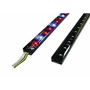 Rampage 49" LED Tailgate Light Bar | Superbrite LED 6 Function, Brake, Left/Right Turn Signals, Flasher/Running Lights, Reverse/Backup Lights, Black | 960137 | Universal Fit & Mounting