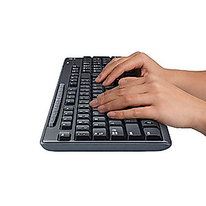 Logitech Media Combo MK200 Full-Size Keyboard and High-Definition Optical Mouse