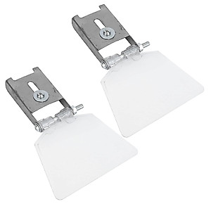 Bench Grinder Eyeshield,2Pcs Bench Grinder Safety Shield 304 Stainless Steel Bench Grinder Guards Attachment Accessories for Bench Type 125/150 Grinders