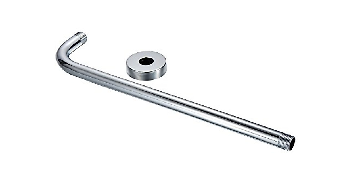 Purelux Extra Long Stainless Steel Shower Arm - 16 Inches