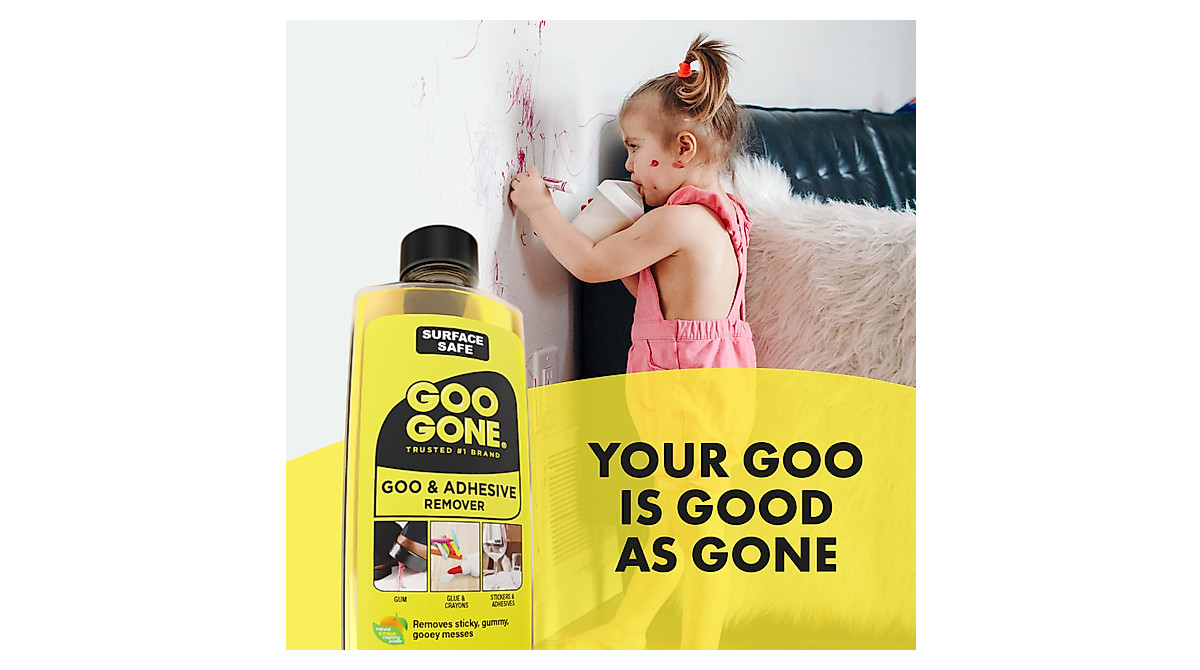 Goo Gone Original Adhesive Remover for Stickers & Grease – 2 Oz