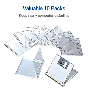ELECOM PK-10 FD Plastic Case (Quantity: 10 Pieces)