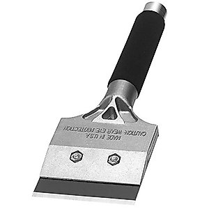 Warner Manufacturing Warner 790: 4" Strip 'N' Clean Scraper, Steel Soft Grip Handle, 10-7/8" Overall Length Not Including Blade Hand Tools