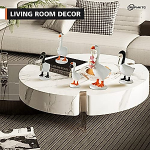 GRAPMKTG Magnetic Goose Key Holder Cute Home Decor Kawaii Room Office Table Desk Decor Aesthetic Funny Sculpture Bedroom Decor Housewarming Gifts for Women Men1 Pack