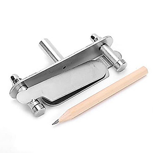 Woodworking Scriber, Marking Center Finder, Stainless Steel Locator Marking Center Finder Center line Tool 60mm, Scribing Gauge