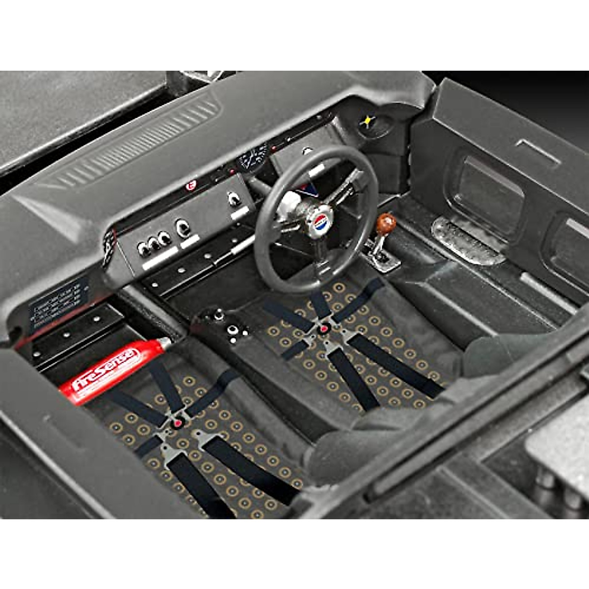 Revell Vell 07696 Ford GT 40 Le Mans 1968 Limited Edition Model Kit 1:24 Scale, Unvarnished