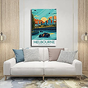 ERWYN Mclaren poster Formular One Poster F1 Walls Canvas Car Posters Wall Art Canvas For Boys Room Vintage Unframe-style 16x24inch(40x60cm)