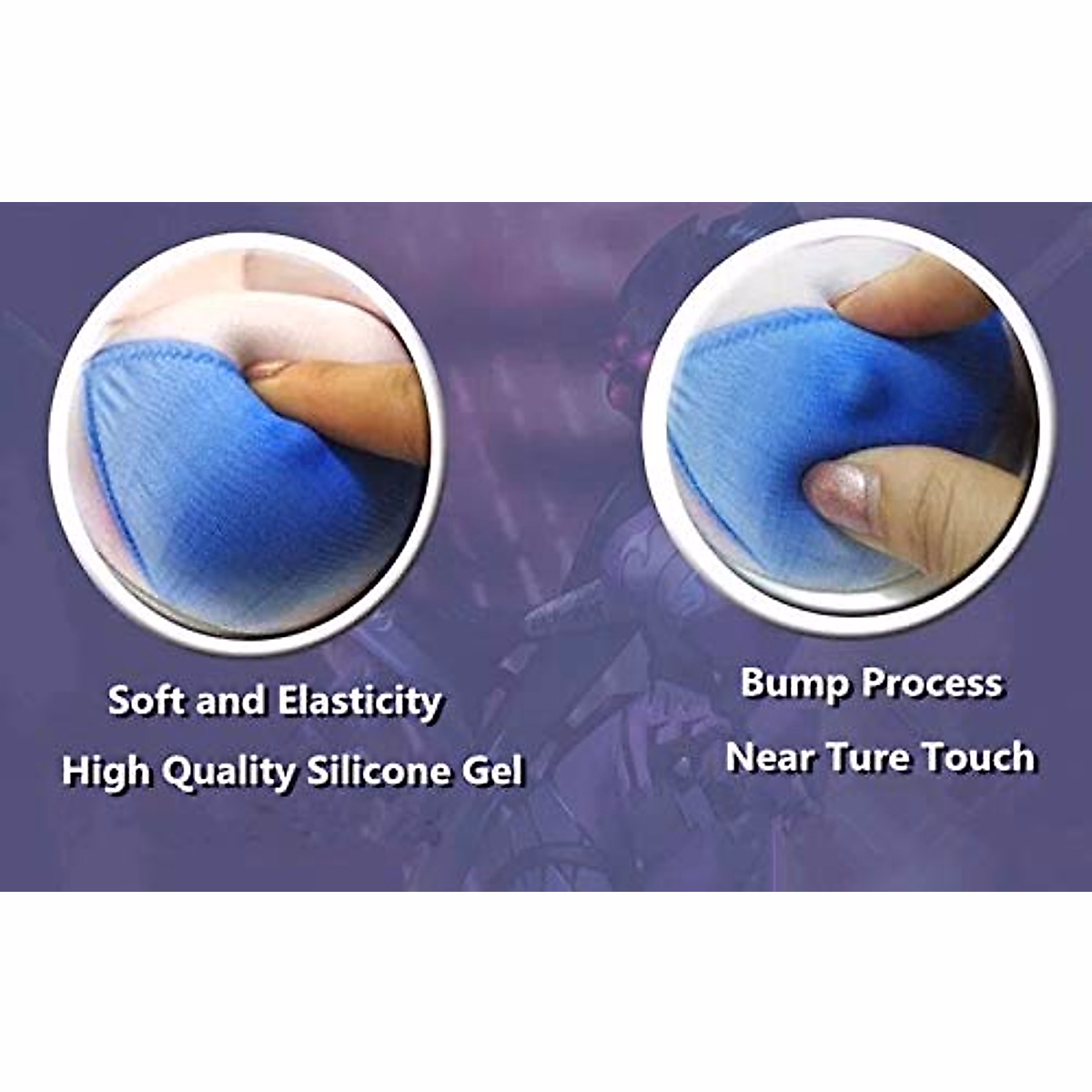 JWZPILLOW Tomb Raider 3D Anime Mouse Pads with Silicone Gel Wrist Rest Non-Slip Gaming Mousepads (Laura)