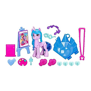 My Little Pony: Make Your Mark Toy Cutie Magic Izzy Moonbow - 3-Inch Hoof to Heart Pony with Surprise Accessories, Kids Ages 5 and Up