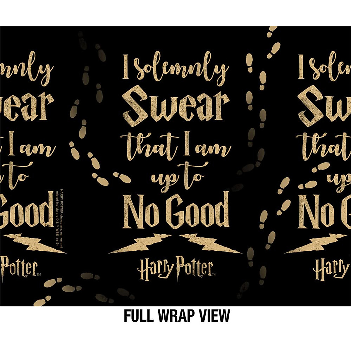 Harry Potter OFFICIAL No Good 24 oz Insulated Canteen Water Bottle, Leak Resistant, Vacuum Insulated Stainless Steel with Loop Cap