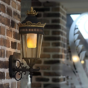 Feit Electric LED Light Bulbs, 3-Watt Non-Dimmable LED Bulb, Color Warm Light (1500K) 80 Lumen, T60 Flame Design LED Bulb