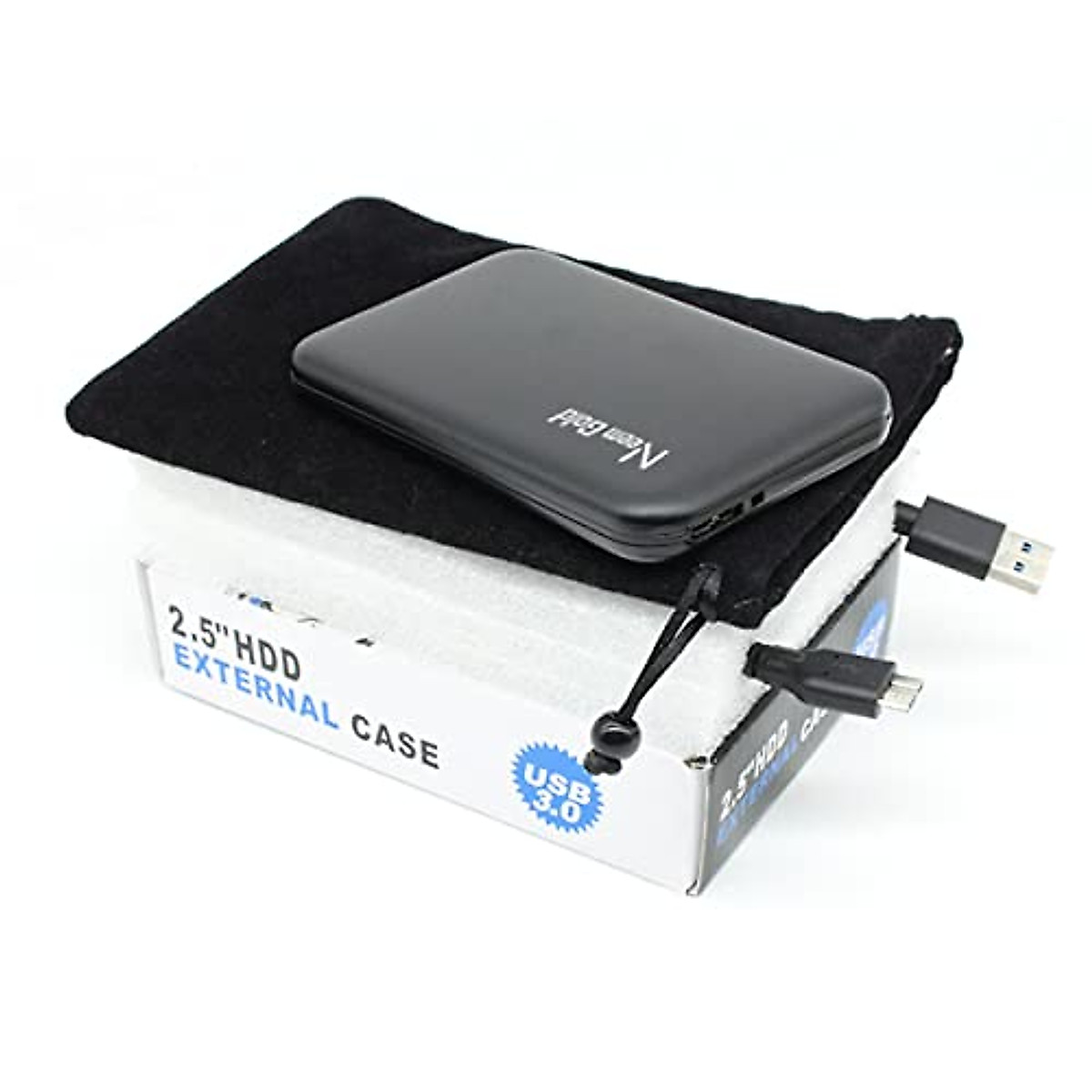 SOLUSTRE 2pcs Portable External Hard Mobile Hard Drive External Hard Drive usb3. 0 Hard Disk Drive USB 3.