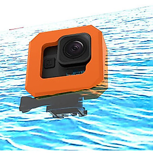 CoyKtonty Orange Floaty Case for GoPro Hero 11 Black Mini Camera Accessories Diving Floating Protective Cover for GoPro 11Black Mini Case