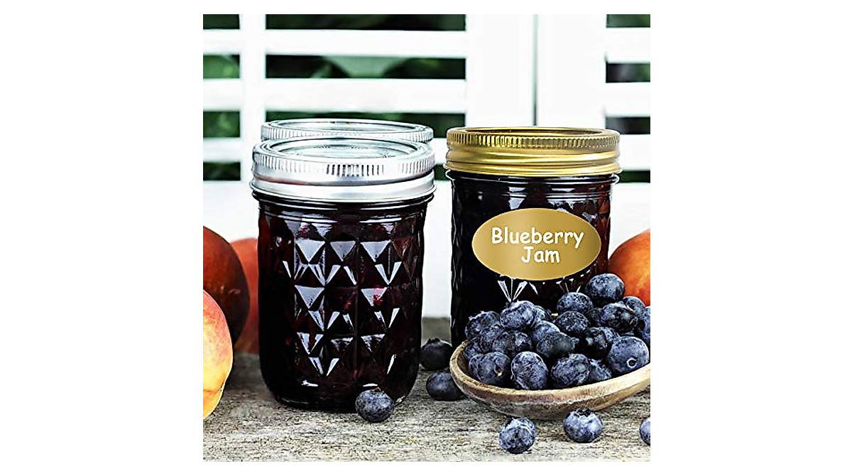 SPANLA 8 oz Mason Jars - Perfect for Gifts & Storage