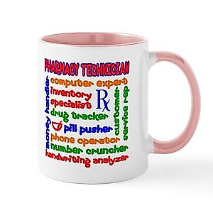 CafePress Pharmacy Technician Mug Ceramic Coffee Mug, Tea Cup 11 oz