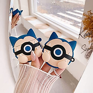 Airpods Pro Case Cover,3D Cute Cartoon Anime Funny for Kids Girls Teens Boys Cover, Soft Silicone Fashion Character Design Airpod Pro Cases