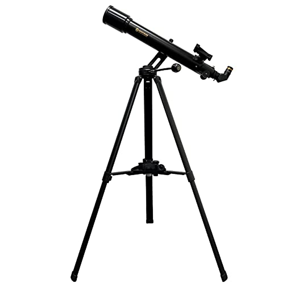ExploraPro 70AZ Refractor Telescope – 70mm Aperture 700mm Focal Length Manual Alt-AZ Telescope with Slow Motion Control – Smartphone Adapter and Remote Shutter - Spectrum Optical Instruments