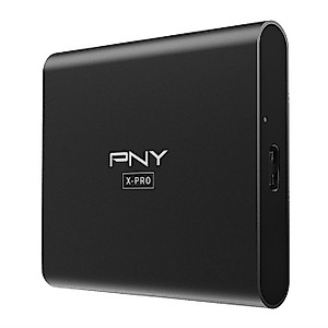 PNY EliteX-PRO 1TB USB 3.2 Gen 2x2 Type-C Portable Solid State Drive (SSD) – (PSD0CS2260-1TB-RB)
