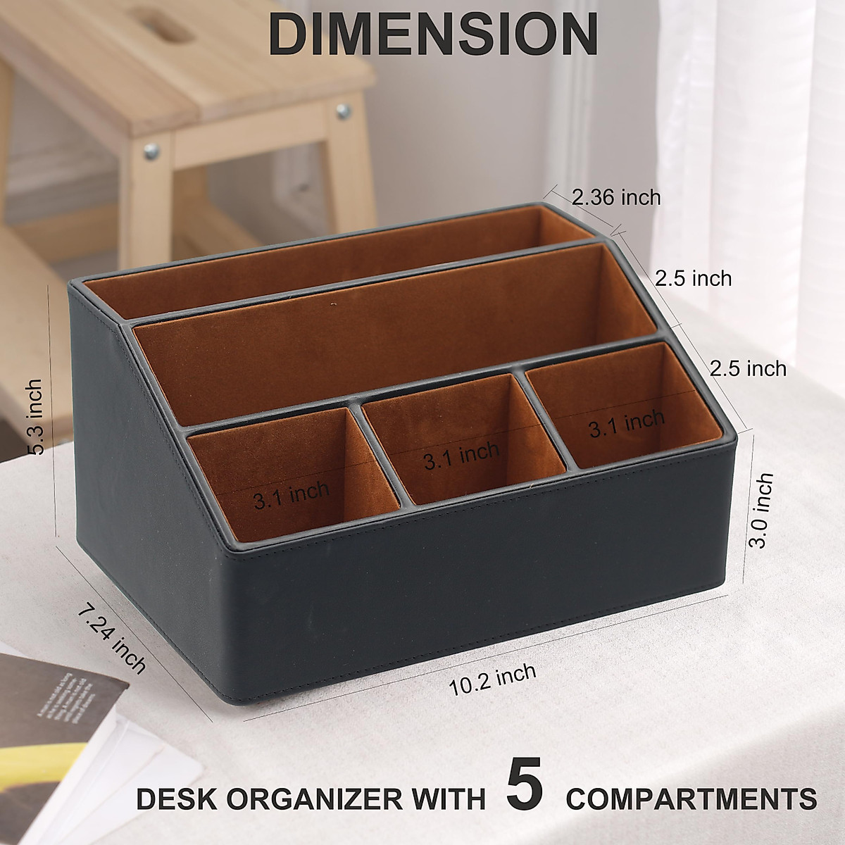 Mail Organizer Countertop, Desk Organizer and Storage, Desk Organizer, Desk Organizer and Accessories, Bill Organizer, Magazine Display Holder, Office School Supplies Storage