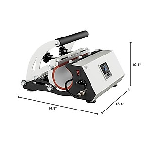 Gigu Tumbler Heat Press Machine for 20oz-30oz Sublimation Blanks Tumblers Press, 11-16oz Mug Press with Sublimation Paper Heat Tape & Gloves, Coffee Mugs Cup Press Glass Water Bottle DIY Heat Transfer