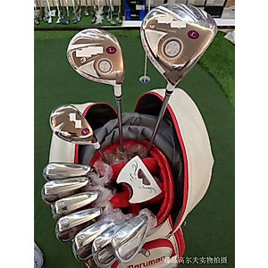 ENEMO Womens Golf Clubs Maruman Compatible with Shuttle Driver+Fairway Wood+Hybrid+Iron+Putter Golf Complete Set of Clubs Graphite Shaft and Cover