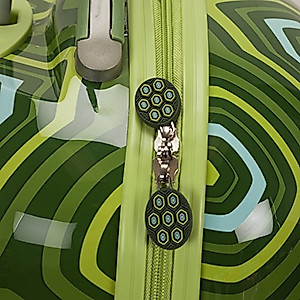 Rockland Jr. Kids' My First Hardside Spinner Luggage, Turtle, Carry-On 19-Inch, Telescoping Handles