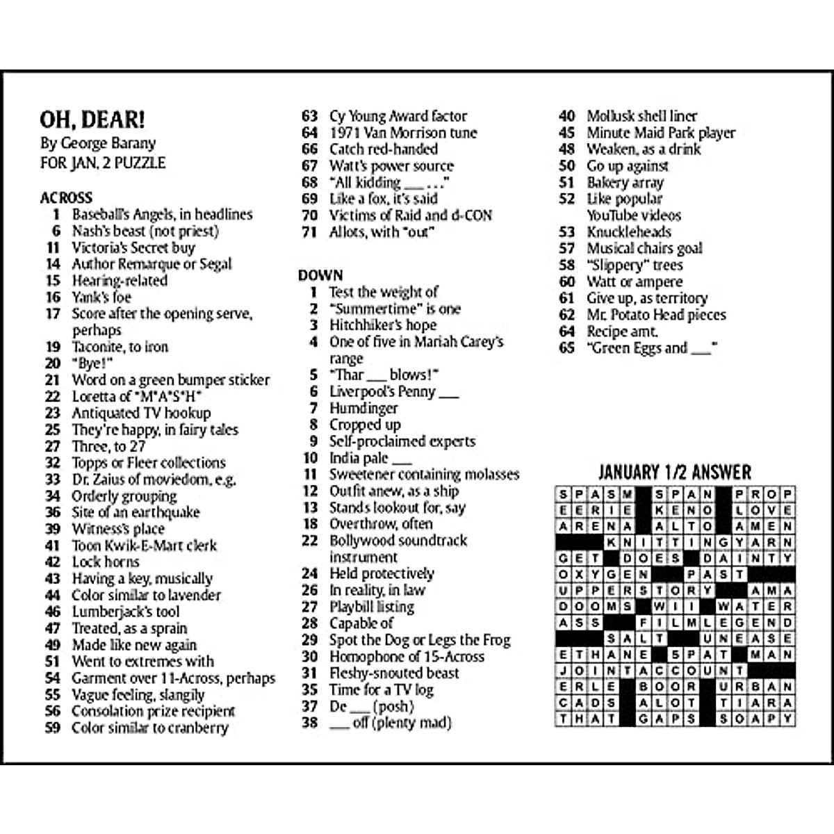 USA Today Crossword Puzzles 2023 Day-to-Day Calendar