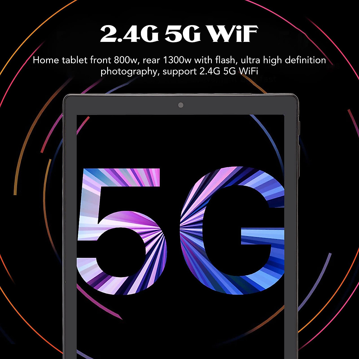 Septpenta 10.1 Inch Tablet with Deca Core CPU Processor, Dual Anti Blue Light, C Type Port Charging, Dual Sim Dual Standby, Multi Language Support for Movies, Videos and Games(USA)