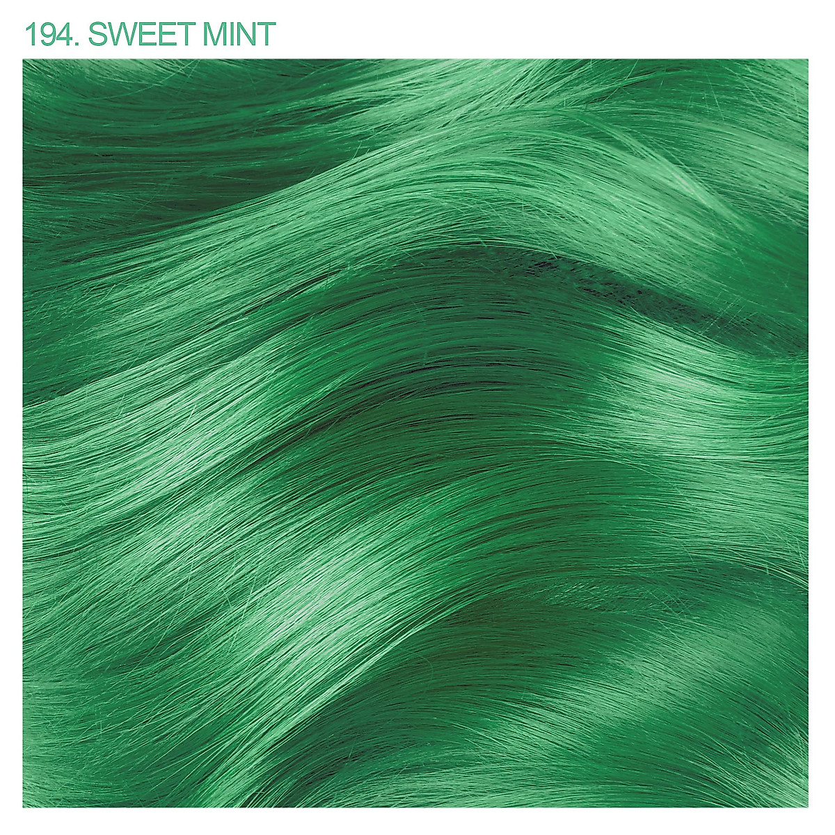 Adore Semi Permanent Hair Color - Vegan and Cruelty-Free Green Hair Dye - 4 Fl Oz - 194 Sweet Mint (Pack of 2)