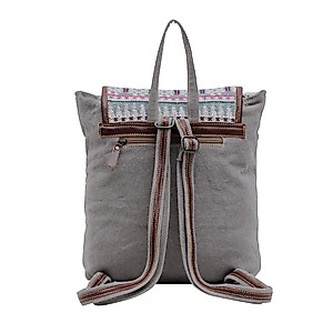 Myra Bag Western Leather Backpack Bag for Women - Flapover Upcycled Cowhide Bag Mia