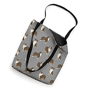 Red Tri Aussie Mom Australian Shepherd Dog Lovers Tote Bag