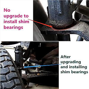 DEEG Replacement Craftsman Riding Mower Front Wheel bushingst to Bearings 532009040 9040h 532124959 583670401 M123811 5920H 9040HR 9040N 5321249