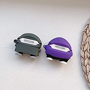 [2Pack] AirPods Pro Cartoon Character Case,Unique Design Funny Fun Kawaii 3D Cute Cartoon Funny Characters Advanced Soft Silicone AirPods Pro Case Cover Suitable for Men and Women