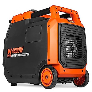 WEN 4800-Watt Portable Inverter Generator, Electric Start, RV-Ready, Quiet and Lightweight with Fuel Shut Off and CO Watchdog (56480iX)