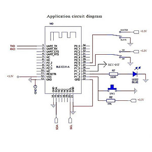 HiLetgo 2pcs CC2540 CC2541 AT-09 Serial Wireless Module BLE 4.0 Bluetooth Module Compatible HM-10