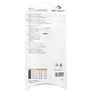 Sea to Summit Ultra-SIL Compression Sack L Bag Mountaineering, Mountaineering and Trekking, Adults Unisex, Yellow, 20 Liters