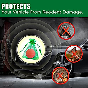 15 Pack Rodent Repellent Peppermint Oil to Repels Mice and Rats Spider and Other Rodents, Rat Repellent for Home Garages RV Closets Trucks Car Engines, Mouse Deterrent for Keep Mice Out (Pink)