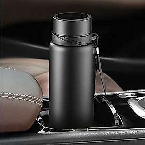 Hroruforg Thermos,Thermos for Hot Drinks with Lanyard,Coffee Thermos,Travel Mug with Leakproof Lid,Flasks for Hot