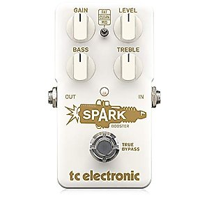 TC Electronic SPARK BOOSTER Awesome Booster Pedal with Gain Control and Active EQ