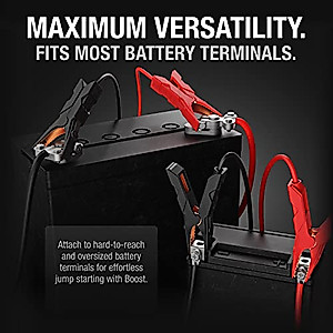 NOCO GBC003 Boost HD Precision Battery Clamps for GB20, GB40, GB50, and GBX45 UltraSafe Lithium Jump Starters