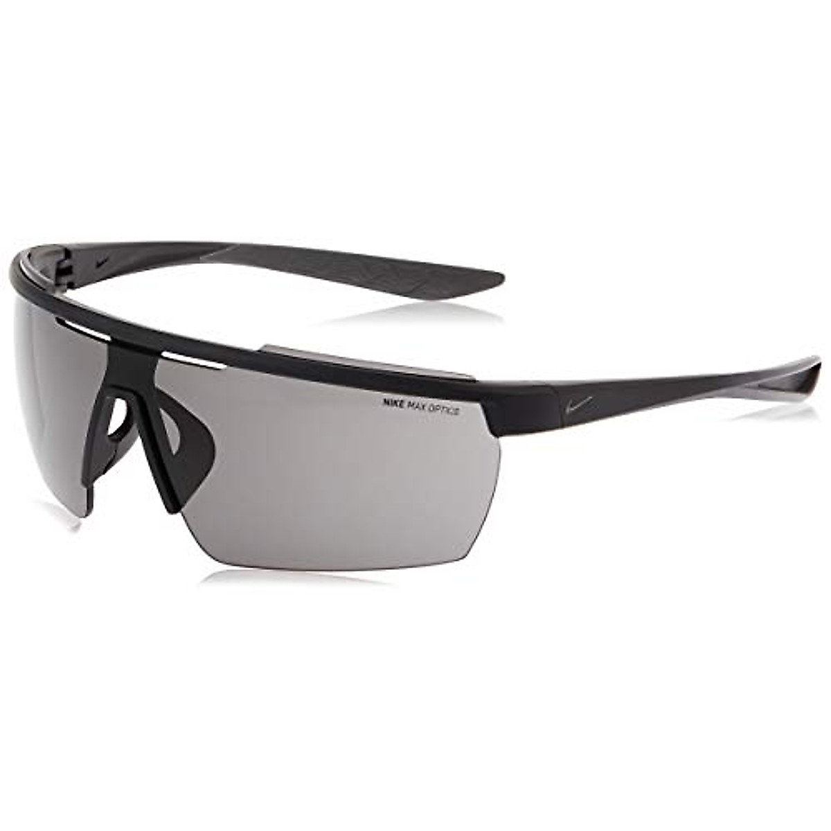Nike Windshield Elite Rectangular Sunglasses, Black, 60/13/130