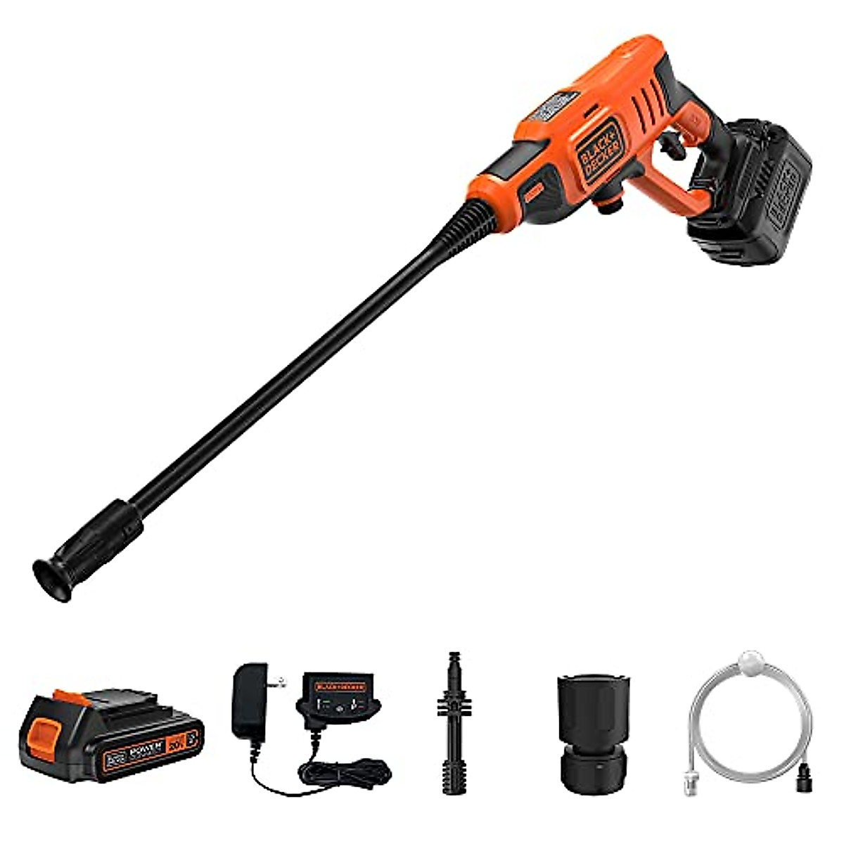 BLACK+DECKER 20V MAX Pressure Washer, 350 PSI (BCPW350C1)