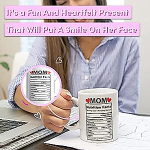 Mom Mug Mothers Day Gifts from Daughter - Stocking Stuffer Ideas for the World's Best Mom - Unique 11oz Ceramic Cup - Birthday Gift from Daughter
