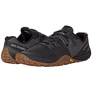 Merrell mens Trail Glove 6 Sneaker, Black/Gum, 10.5 US